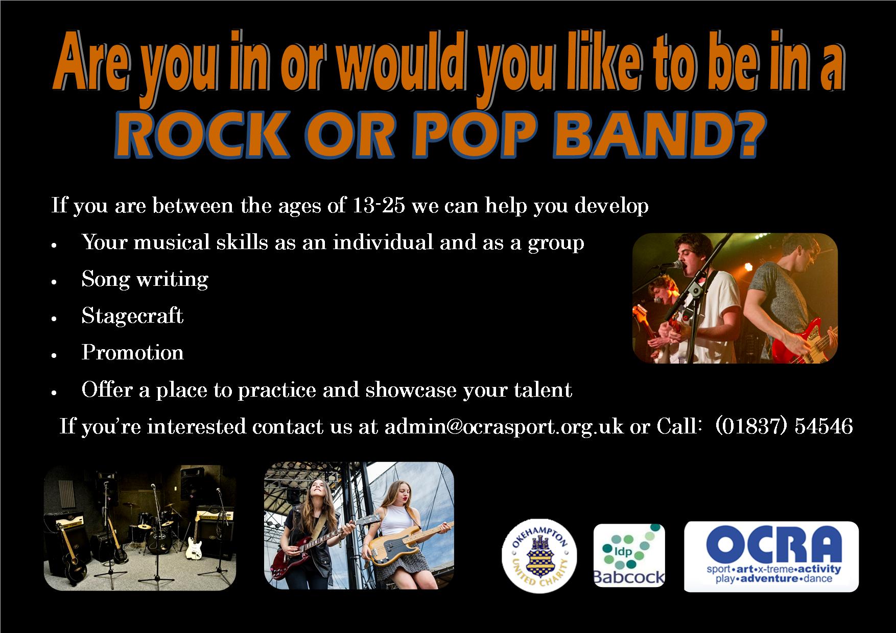 MUSIC-PROJECT – Okehampton Community and Recreation Association