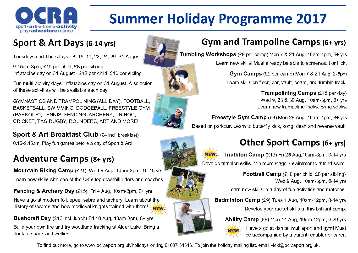 OCRA-Summer-Holiday-Programme-2017-pdf – Okehampton Community and ...